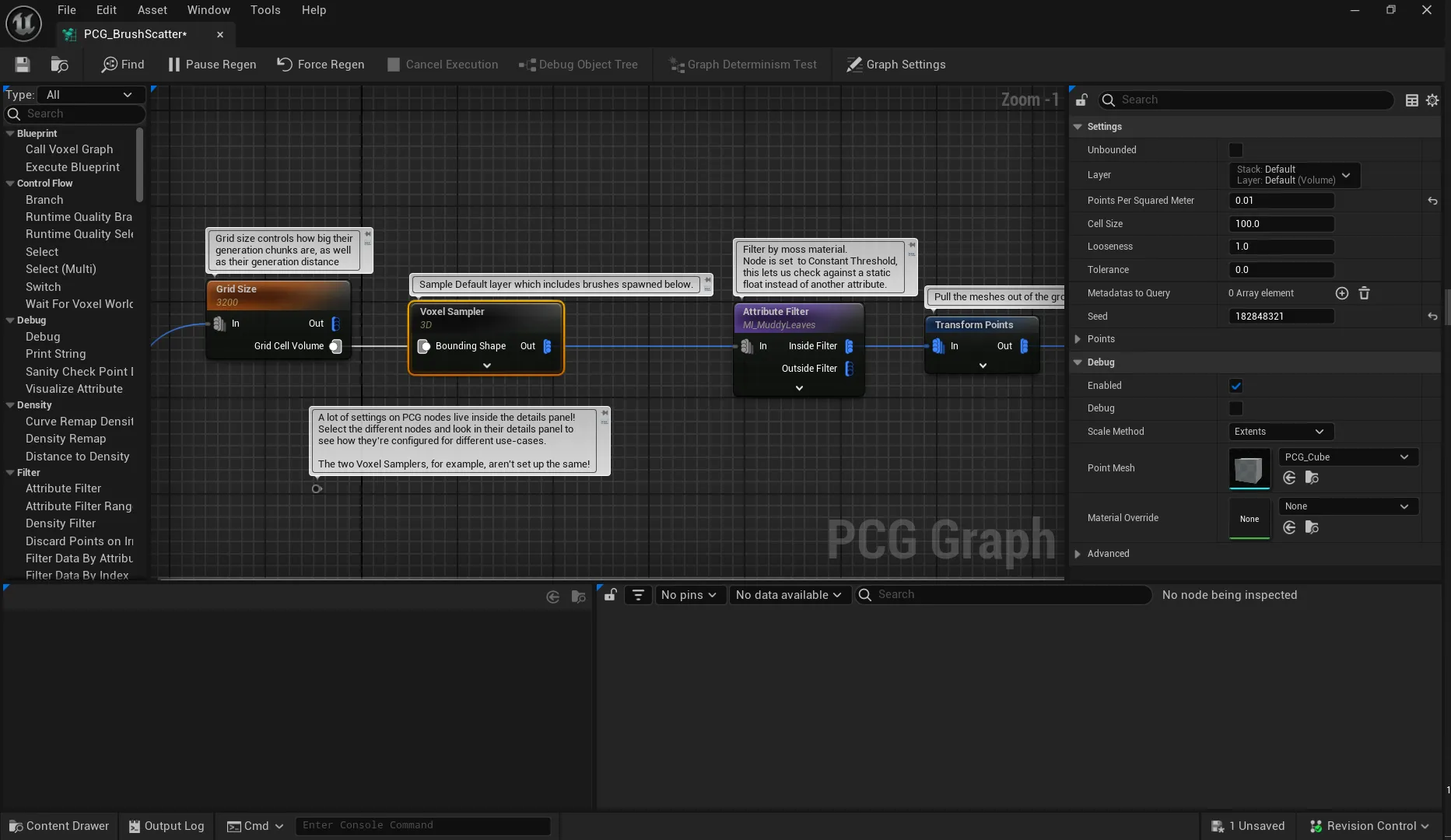 Using PCG on Voxel Terrains | Voxel Plugin